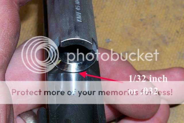 Barrel feed ramp question | 1911Forum